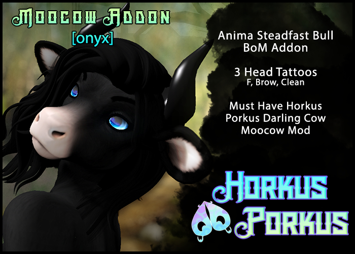 Second Life Marketplace - [HkPk] Bull Moocow Addon - Onyx